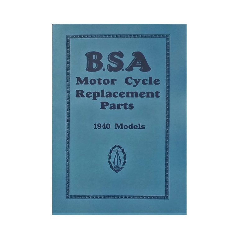 BSA C10L C11G C12 Parts Book for Rigid, Plunger and Swinging Arm Models ...